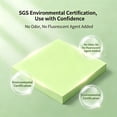 9 Colors Sticky Notes Self-Stick Notes Pads, Removable Curved Surface ...