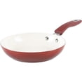 Oster Corbett 8-Piece Non-Stick Aluminum Cookware Set, Red - Walmart.com