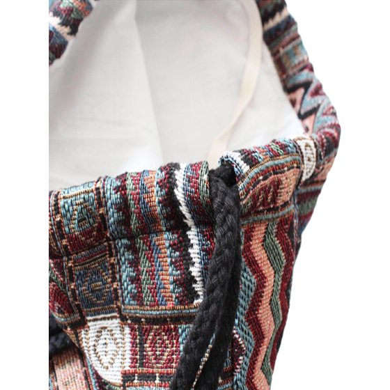 Lilyhood - Lilyhood Womens Boho Chic Fabric Drawstring Backpack with ...