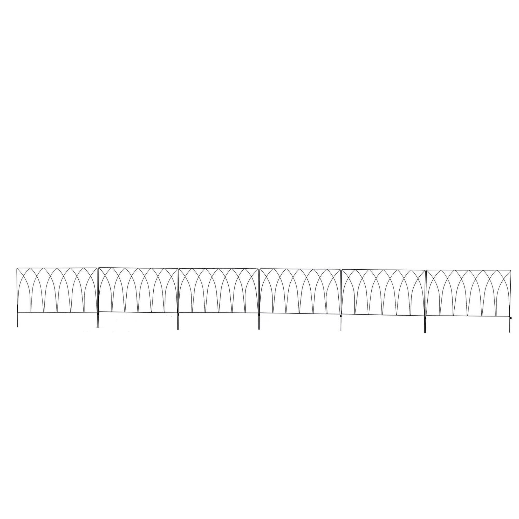 Click here for 15in Garden Metal Fencing Black(Brand:expert Garde... prices