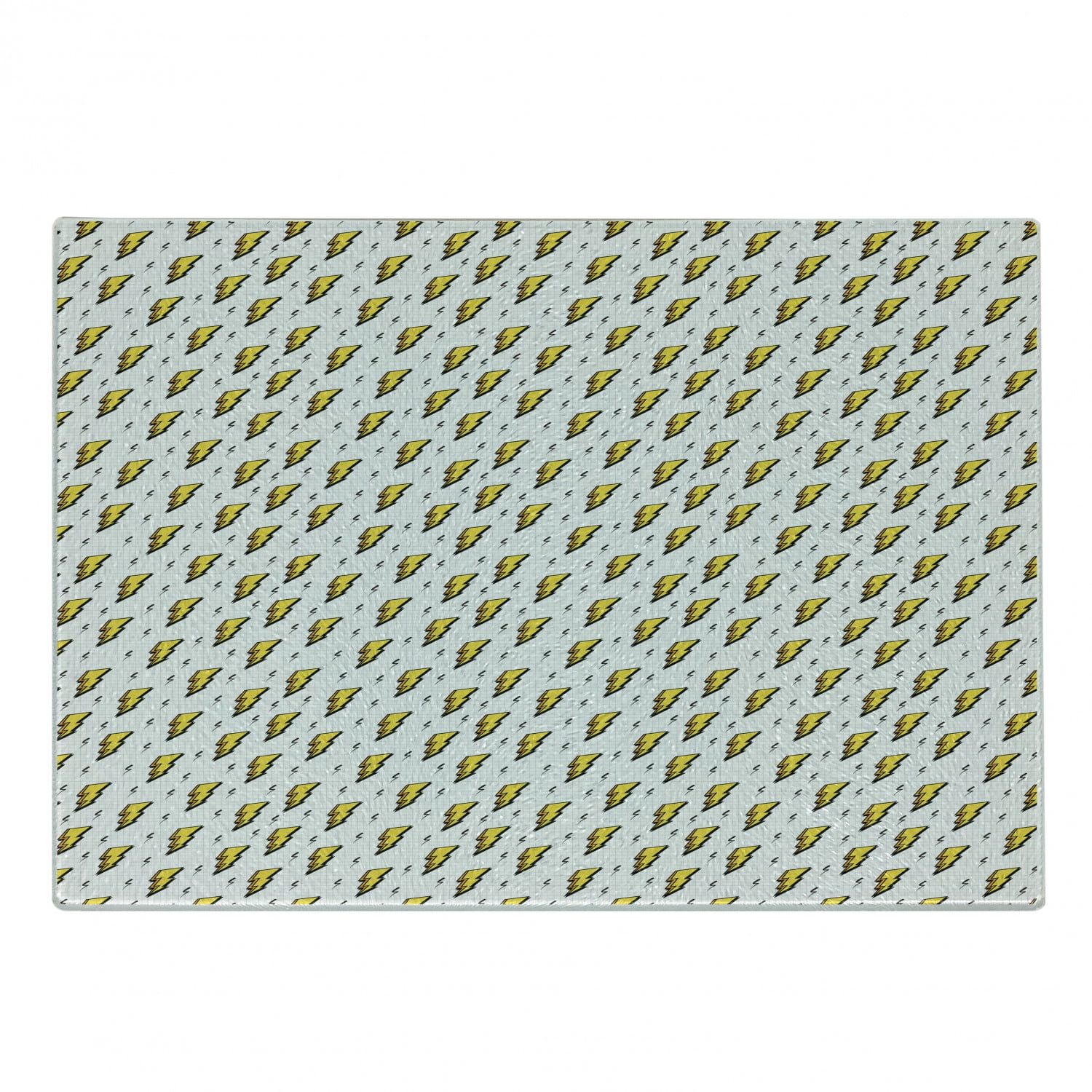 Abstract Cutting Board, Vintage Eighties Thunder Bolts on Notebook Page ...