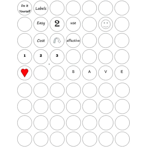 White Printable Sticker Sheets for Inkjet/Laser Printers, Removable ...