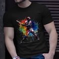 Baseball Player Paint Splash TShirt - Walmart.com