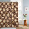 Bathroom Shower Curtain Abstract Coffee Cups Waterproof Shower Curtains ...