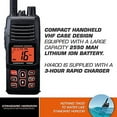 Standard HX400 Handheld Frequency Radio with Built-In Scrambler and LMR ...