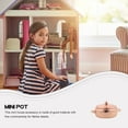FOMIYES Retro Rose Gold Alloy Stew Pot Miniature for Decor with ...