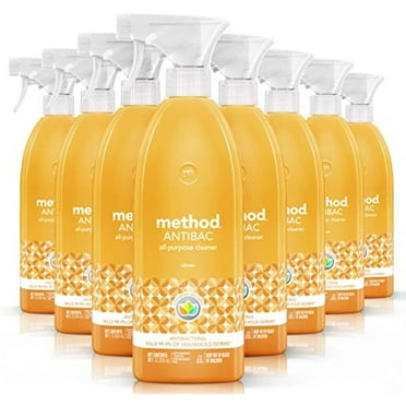 Method Antibac All-Purpose Cleaner, Bamboo, 28 oz Spray Bottle, 8 ...