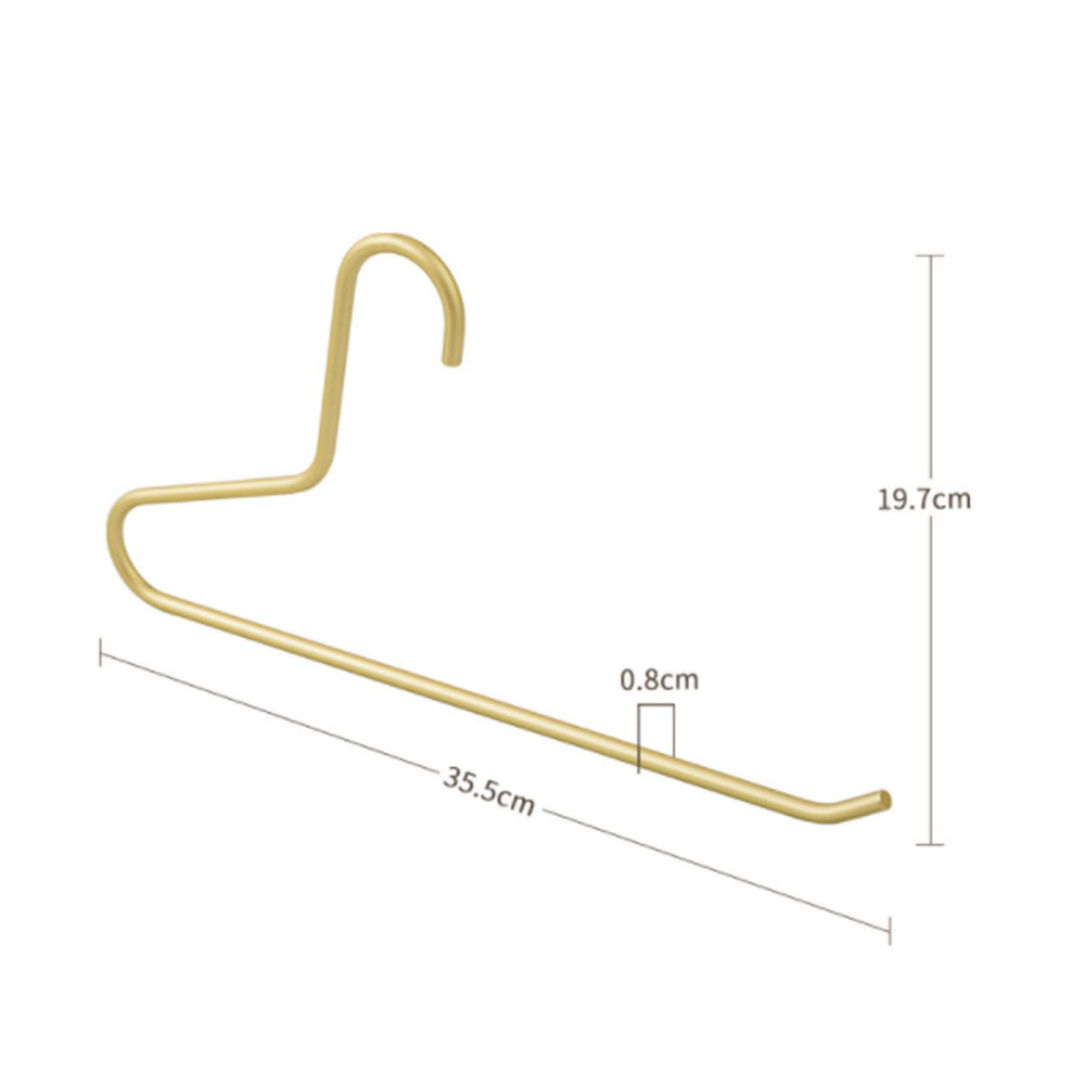 Closet Storage L Shape Hangers Heavy Duty Suit Scarf Organizer For Home ...