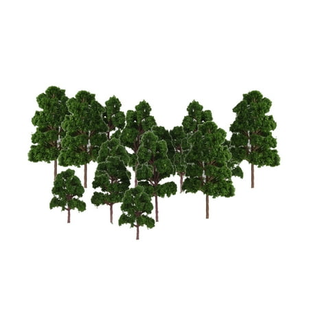 Model Train Trees Cedar, HO N Z Scale Mixed Diorama Tree for Railroad ...