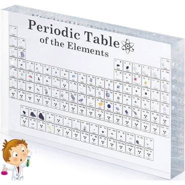 Periodic Table of Elements Chart with 4D Interactive App (Medium ...