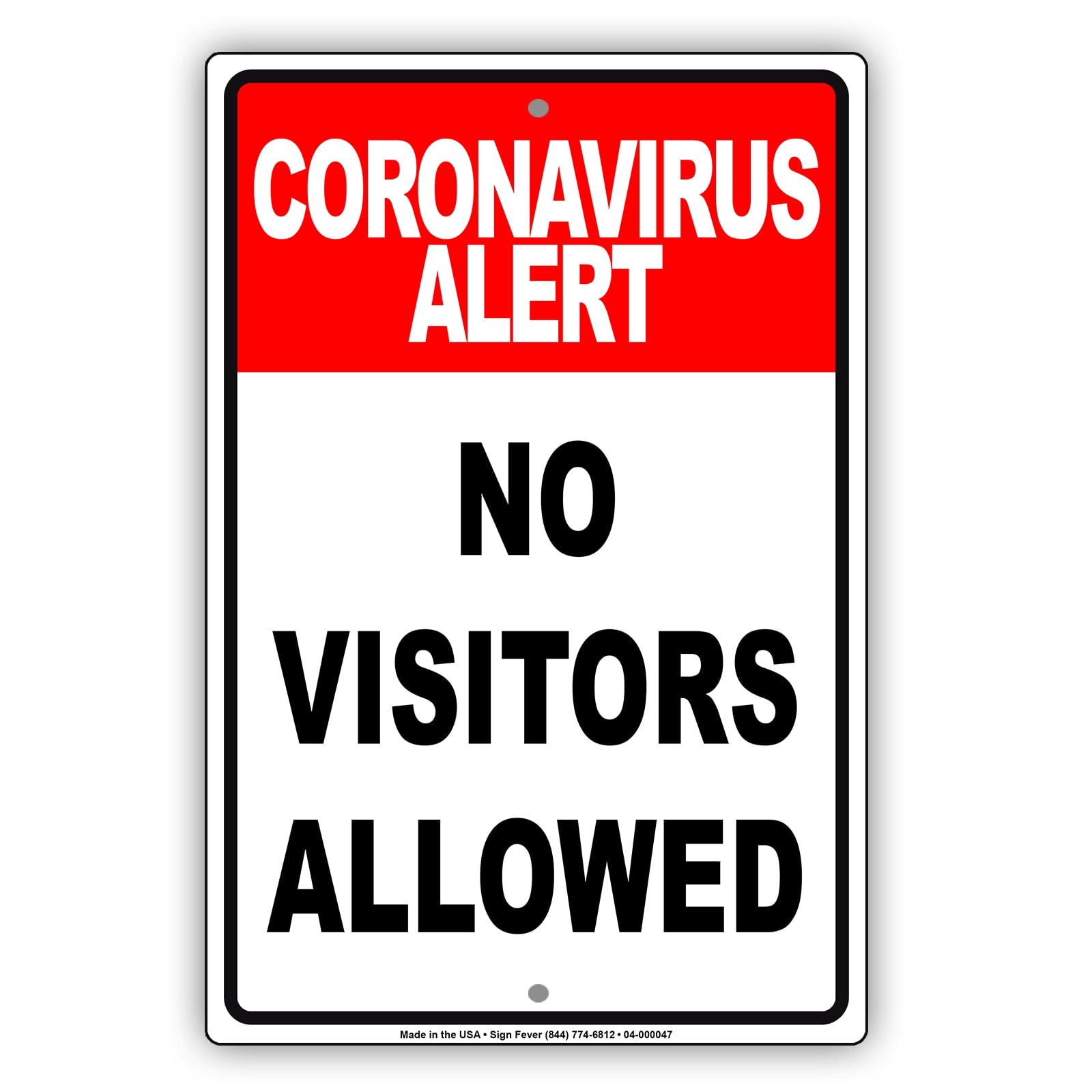 Alert! Contagious Disease No Visitors Allowed Novelty Display Office ...