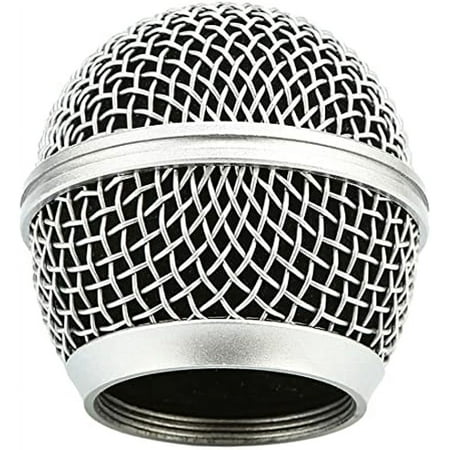 Microphone Head Replace, Microphone Grille Ball with Inner Foam, Steel ...