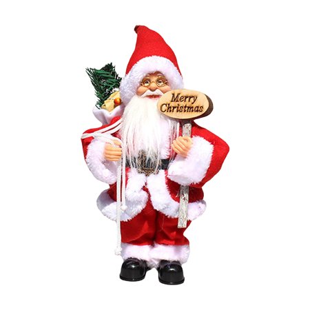 walmeck Electric Santa Claus Musical Doll Christmas Singing and Dancing ...