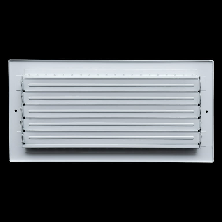 14x4 Air Diffuser White Handua 2-Way Steel Air Diffuser - Fits 14x4 ...