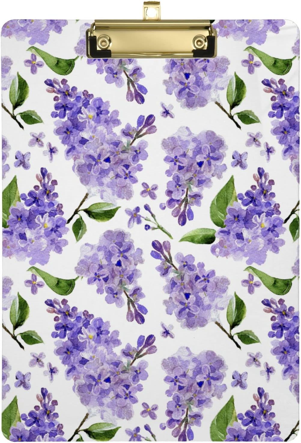 FMSHPON Lavender Flower Clipboard Hardboard Wood Nursing Clip Board and ...