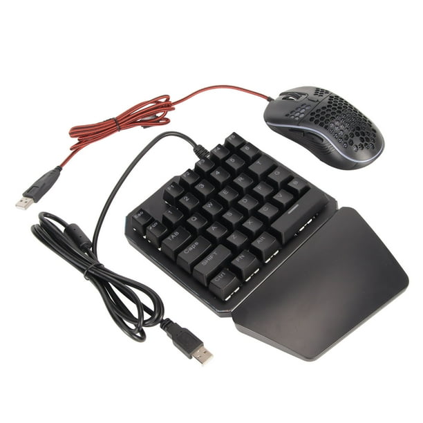 Keyboard Mouse Converter Set Keypad Mouse Adapter Set Lightweight Low Latency Rgb Gaming Mouse