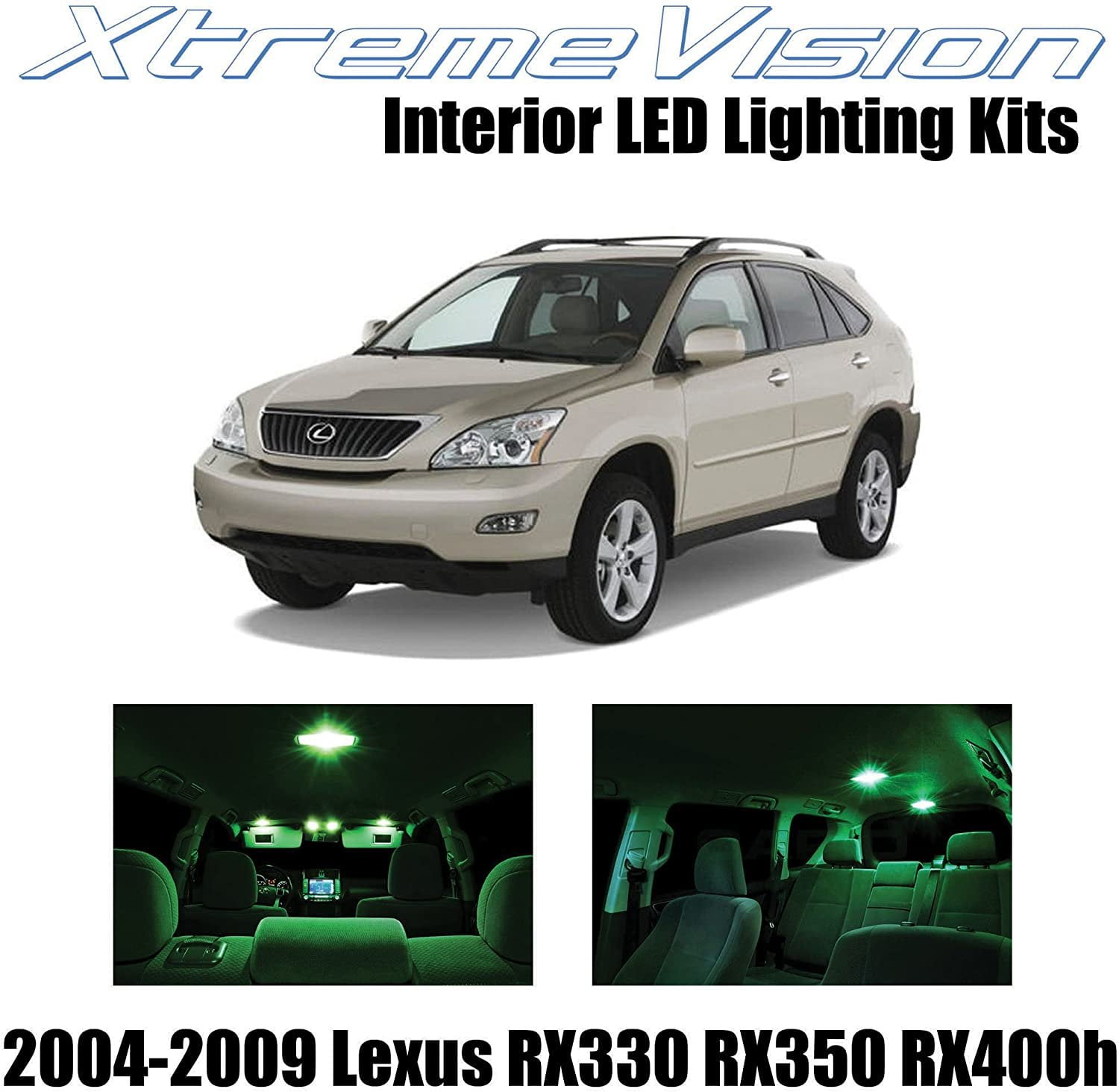 XtremeVision Interior LED for Lexus RX330 RX350 RX400h 2004-2009 6 pcs ...
