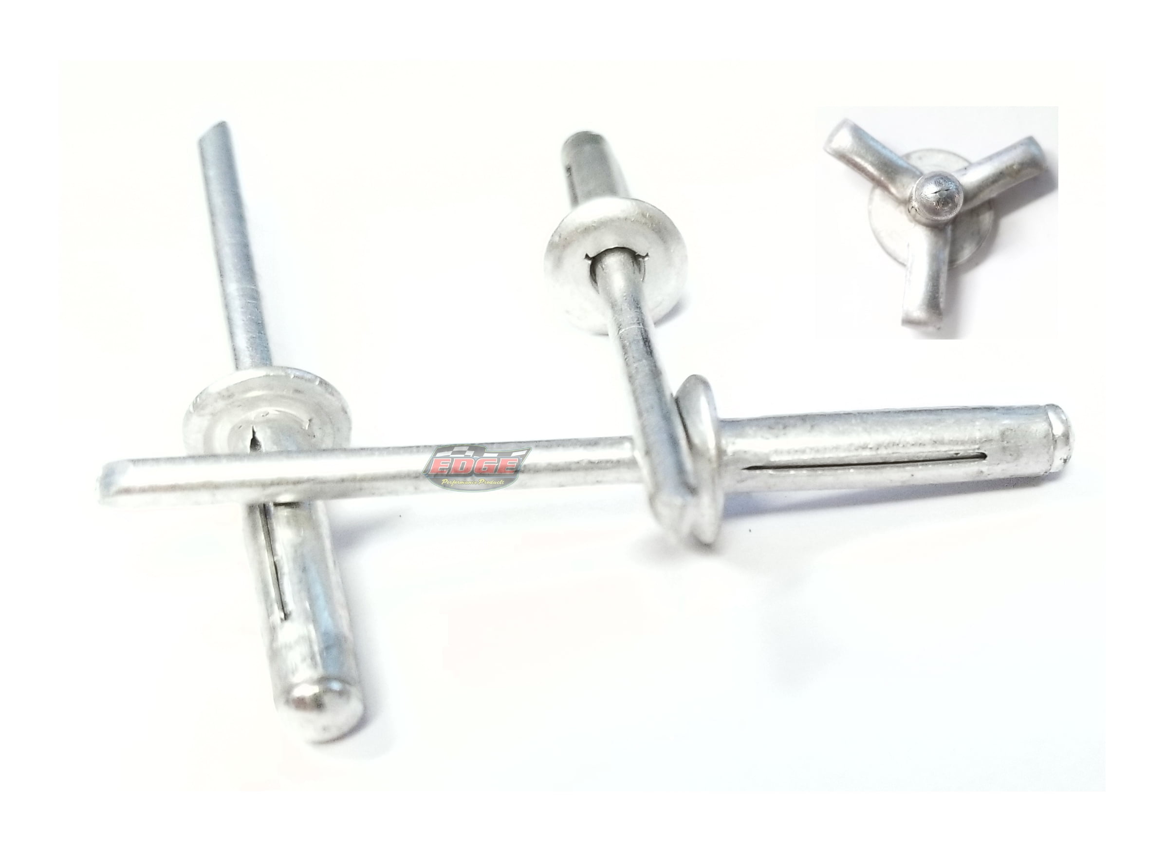 Mill Exploding Pop Rivets 3/16" Tri-Fold Small Aluminum Head Steel ...