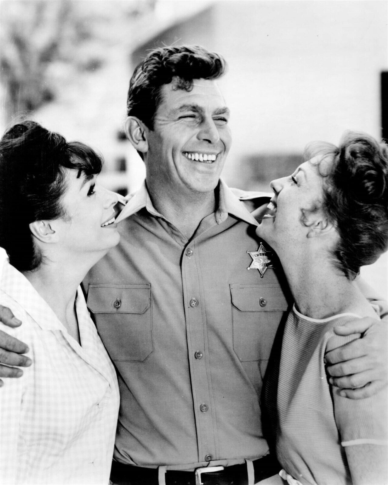 Andy Griffith Show Aneta Corsaut Betty Lynn & Andy 5x7 inch photo ...