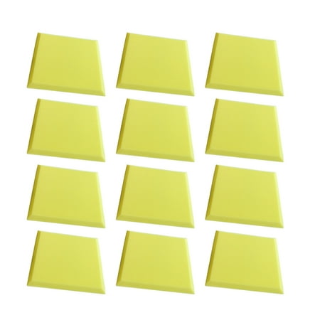 kurtrusly 12 Pieces Bedroom KTV Sound Absorbing Block Piano Room Audio ...