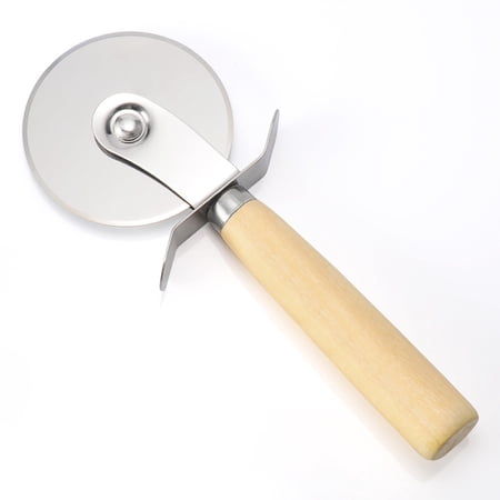 Classic Pizza Cutter with Evolution Sharp Metal Wheel, High Resistance ...