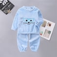 CAUYDY Toddler Baby Boys And Girls Autumn And Winter Thickened Warm Set ...