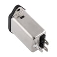 EMI RFI Filter 250V 10A CW1D-10A-T Suppressor Power Line Noise Filter ...