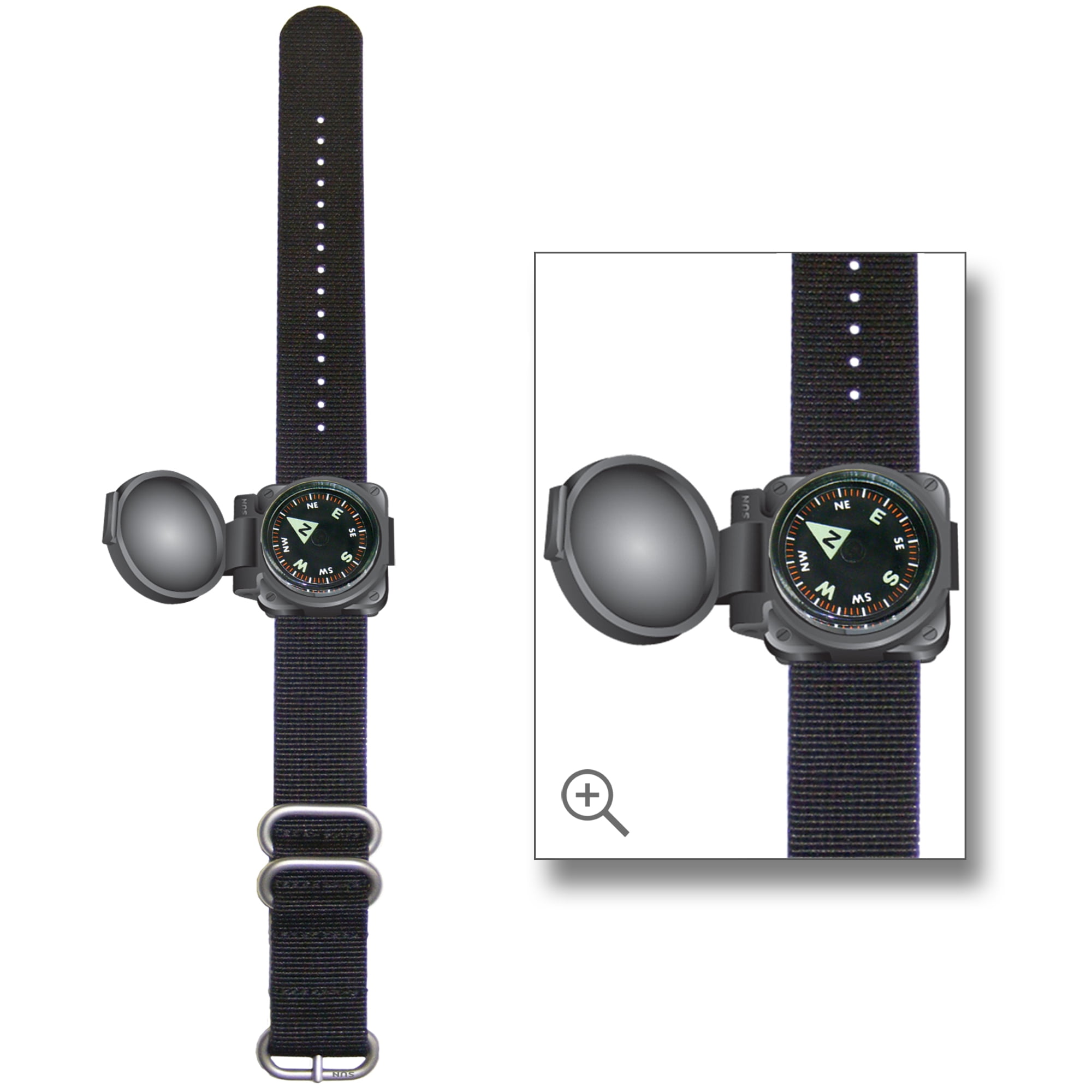 ArmArmour 1 - Shielded Wrist Compass with Rugged Tactical Strap ...