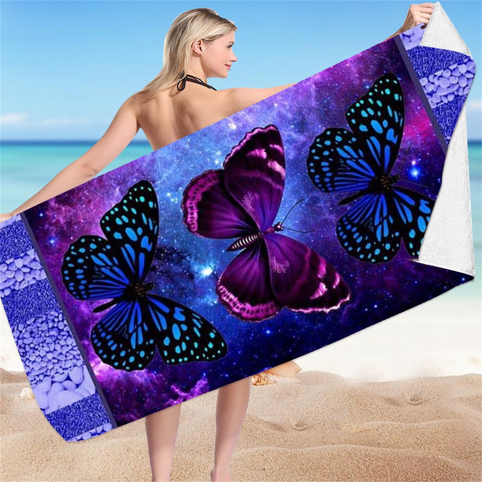 Click here for Lsljs Microfiber Beach Towel Super Lightweight Wat... prices