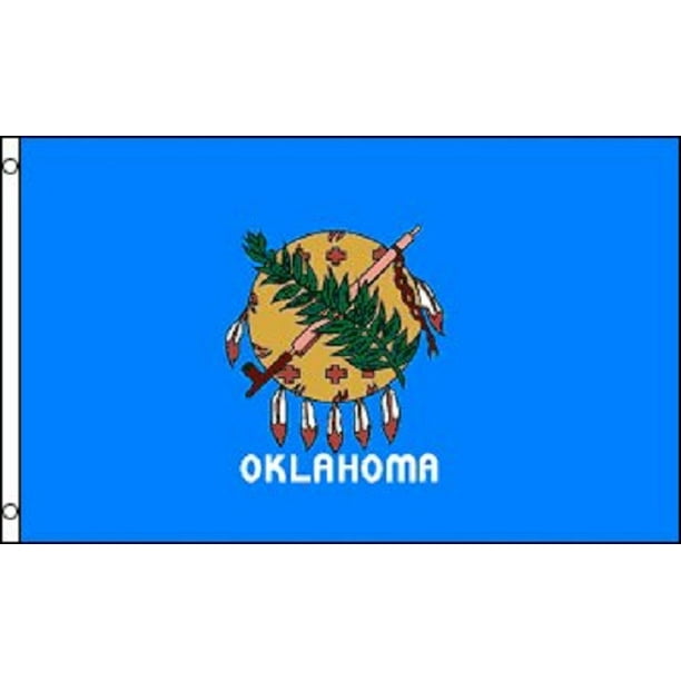 3x5 Oklahoma Flag 3' x 5' State Banner Polyester OK - Walmart.com ...