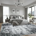 6x6 Area Rug Living Room Rug: Washable Modern Abstract Soft Thin Rug ...