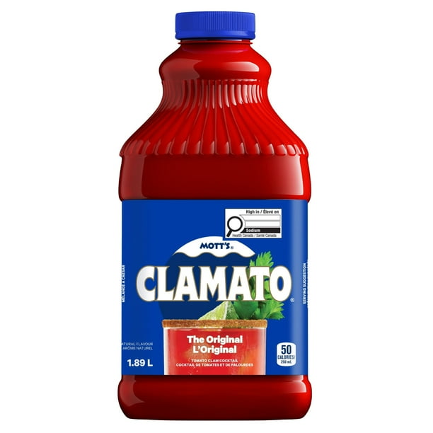 Mott's Clamato Original, 1.89L, 1.89 L - Walmart.ca
