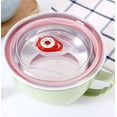 Stainless steel ramen noodle soup pasta bowl food fresh container lunch ...