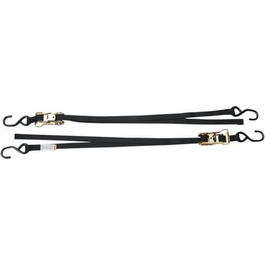 1-1/2" x 7' Ladder Rack Ratchet Tie-Down Straps (Pair) Square Tube ...