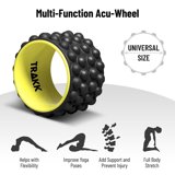 TRAKK ACCU-WHEEL Foam Roller Recovery Wheel for Muscle Pain Relief ...