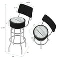 Trademark Global Camaro Padded Bar Stool with Back - Walmart.com