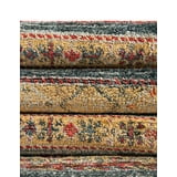 Unique Loom Fars Collection Area Rug - Pasadena (4' x 6' Oval Blue ...