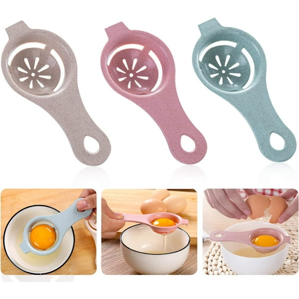 Egg Separator, 3 Pieces Egg Yolk Separator, Egg White Separator, Egg ...