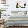 Bohemian Flowers Duvet Cover Set Twin Size, Retro Ethnic Abstract Color ...