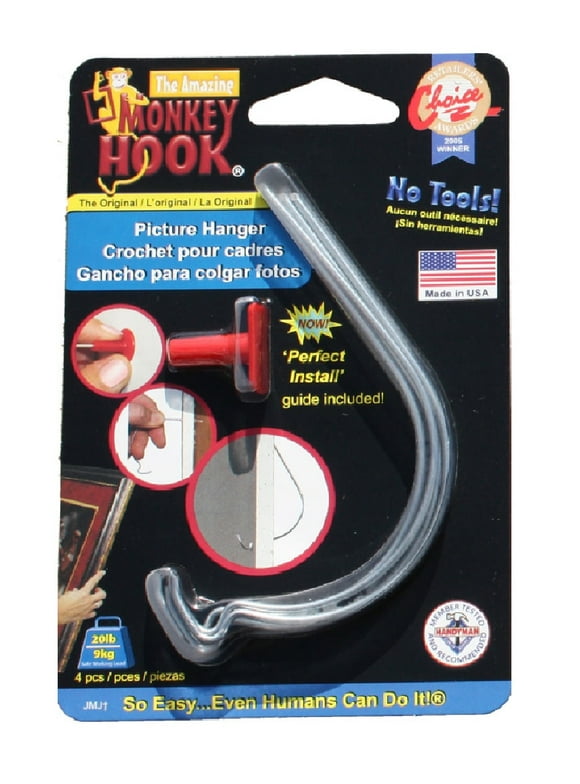 Monkey Hooks in Picture Hangers - Walmart.com