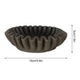 Usmixi Ruffled Decorative Bowl - Living Room Coffee Table and Console ...