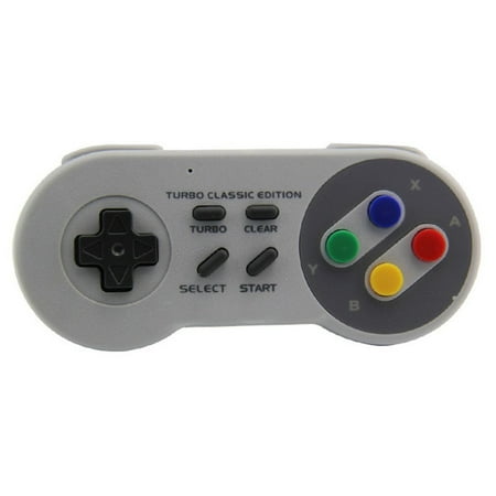 Mini SNES 2.4G Wireless Controller SNES Classic Super Host 2.4G Mini ...