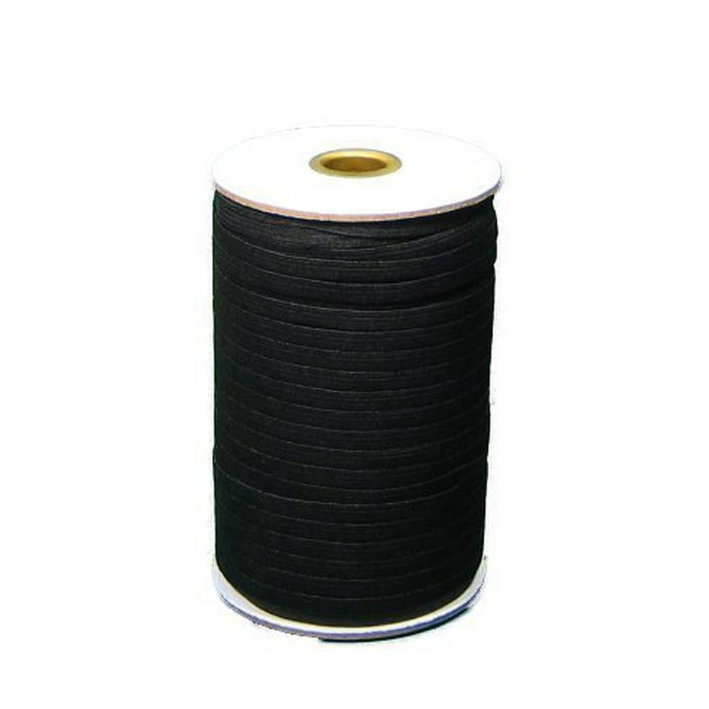 Braided Elastic 3/8'' Wide 144 Yards - Black - Walmart.com - Walmart.com