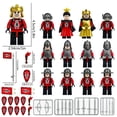 Medieval Knight Castle Building Blocks Set, with 12 Shadow Knight ...