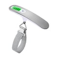 50kg Stainless Steel Luggage Scale, Portable Rechargeable Electronic ...