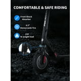 MICROGO M5 Foldable Electric Scooter for Adults, 350W Motor, 8.5 inch ...