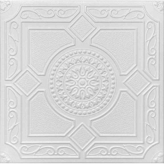 20x20 Styrofoam Ceiling Tiles Glue-Up Decorative Panels for Easy DIY ...