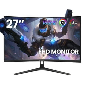 onn 27" Curved FHD (1920 x 1080p) 165hz 1ms Adaptive Sync Gaming ...