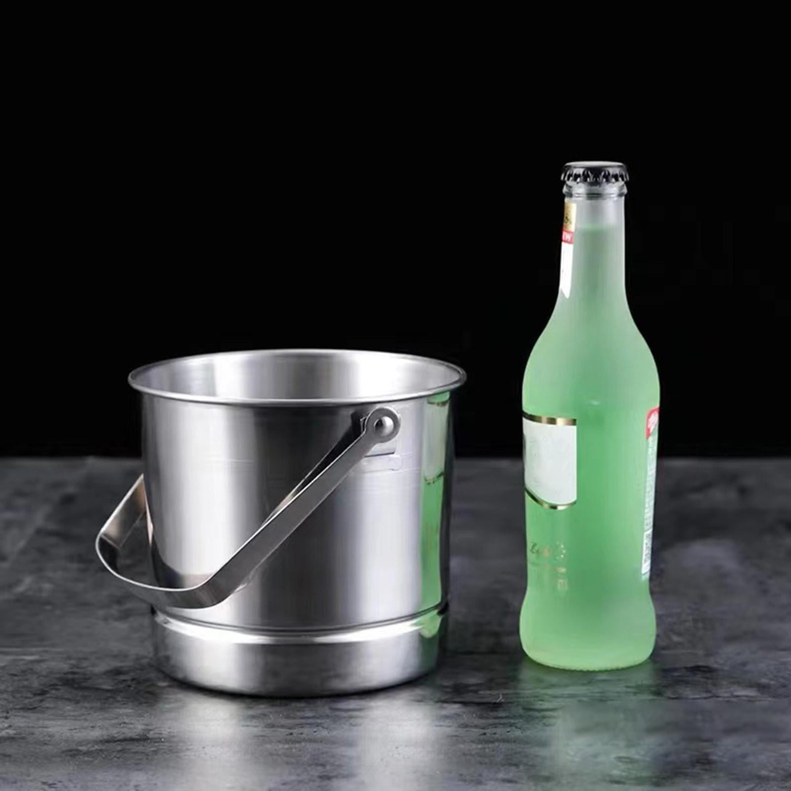 Ice Cube Container Stainless Steel Beverage Tub for Party BBQ Night ...