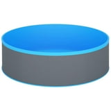 vidaXL Splasher Pool Inflatable Swimming Pool Above Ground Swim Gray ...